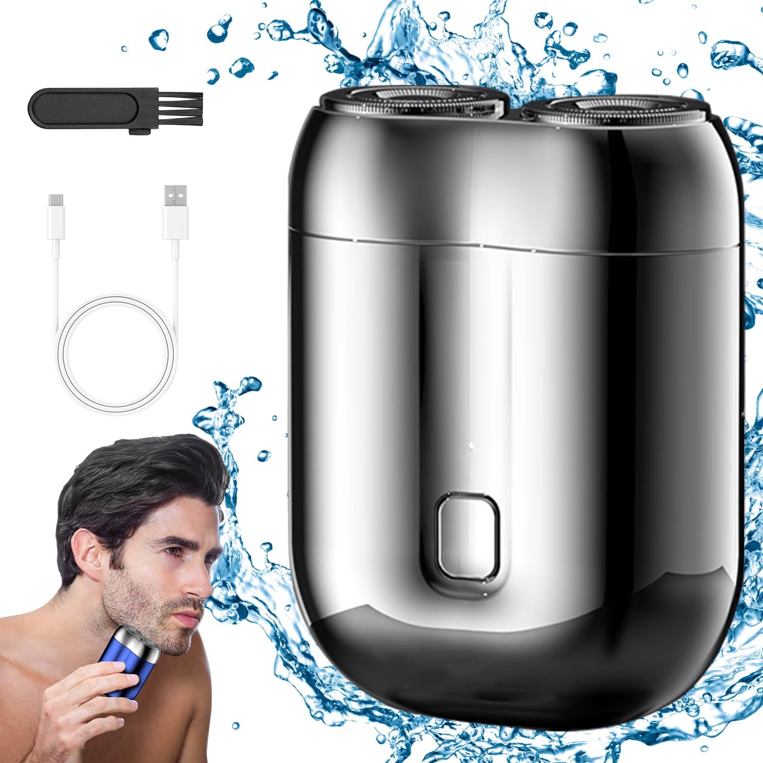 Amazon.com: New Model Mini Dual-Head Electric Shaver, Upgrade Pocket ...