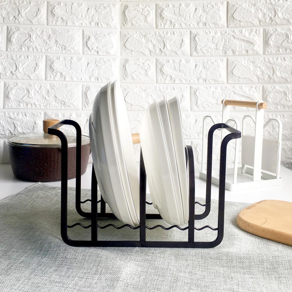 Amazon.com - MINGFANITY Dish Storage Rack -Plate Holder Organizer ...