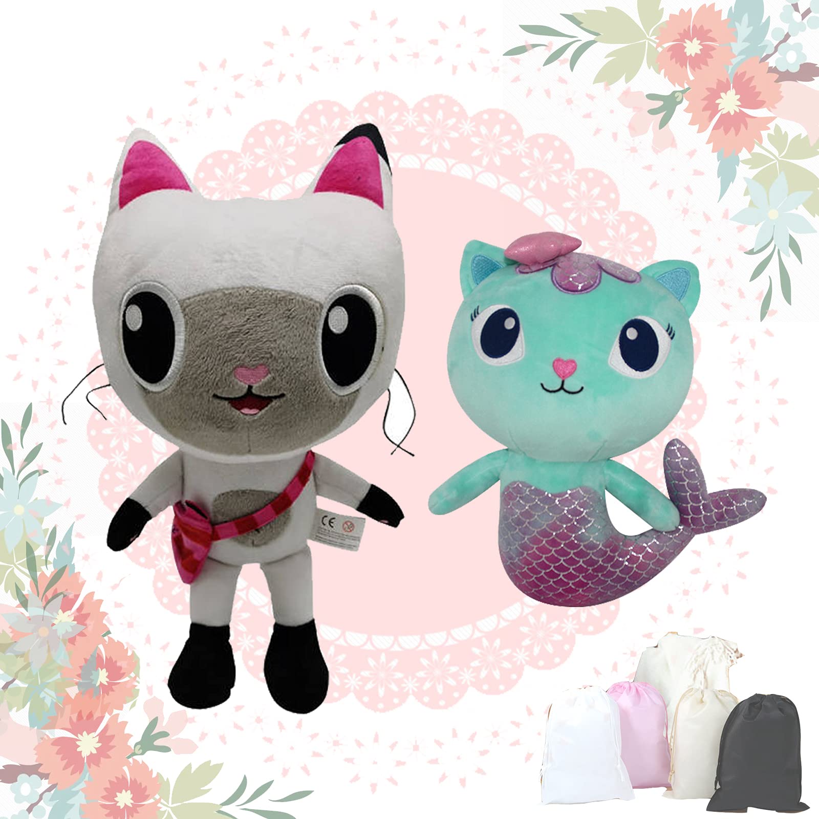 Buy 1/2pcs gabbys Dollhouse Plush Set,9.8in gabbys Dollhouse Plush Toys ...