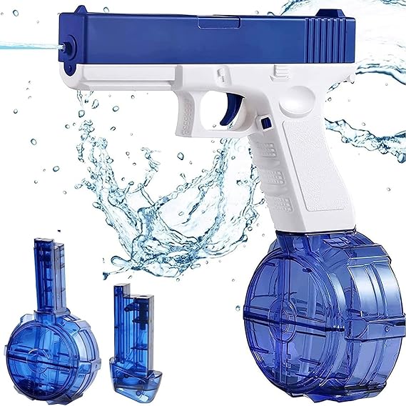 Electric Water Gun, Automatic Watergun Water Pistol Aqua Blaster, Long ...