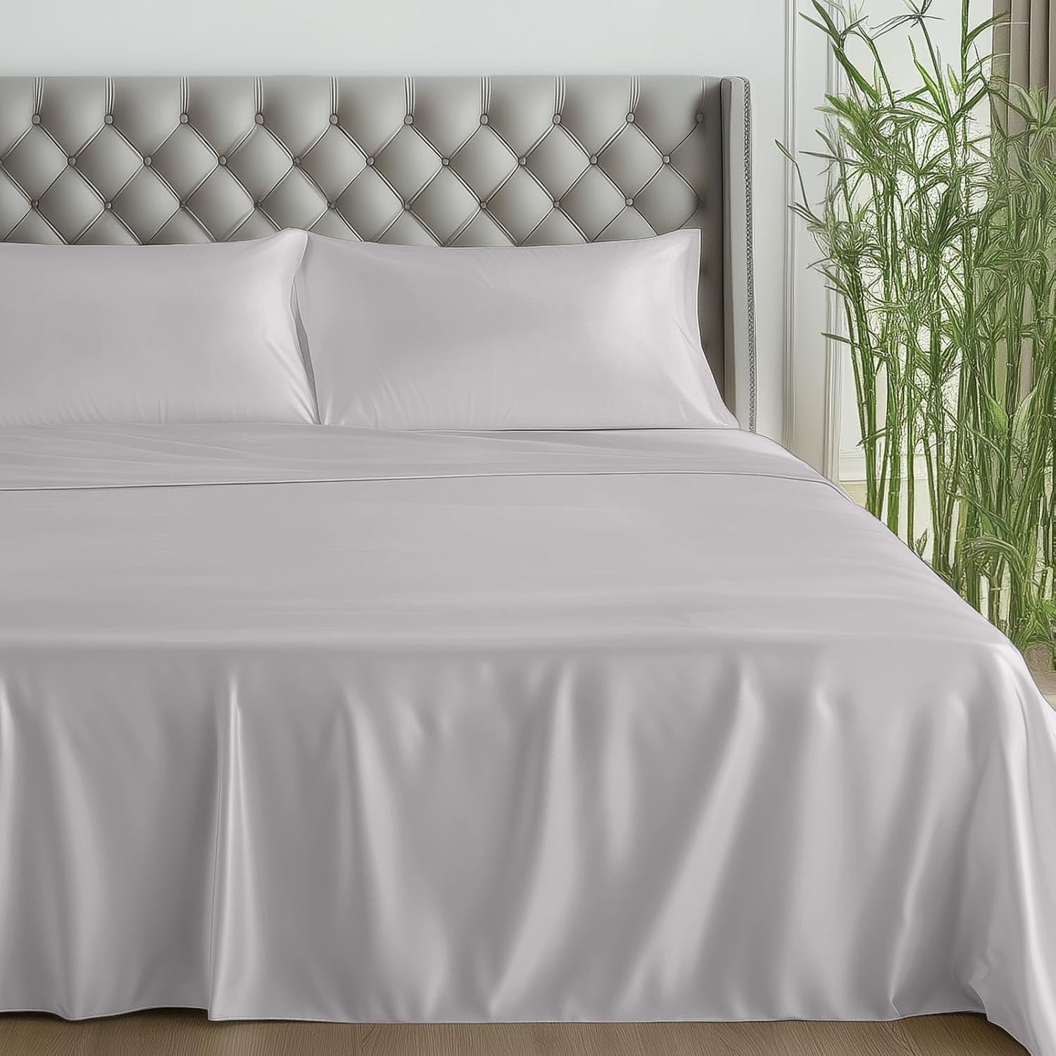 Amazon.com: Viscose Derived from Bamboo, Soft Cooling Bedding with ...