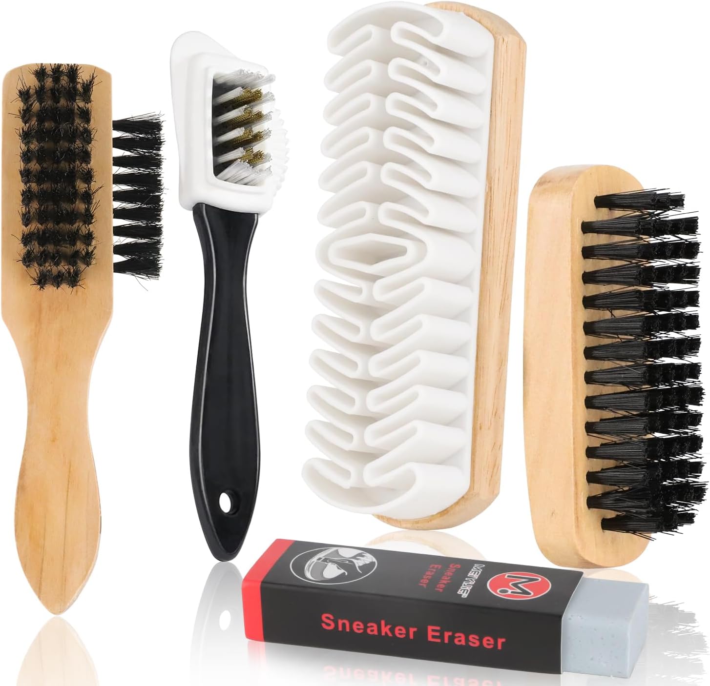 Ezydka Suede Brush 5 PCS Suede Brush for Shoes Kit Nubuck Brush ...