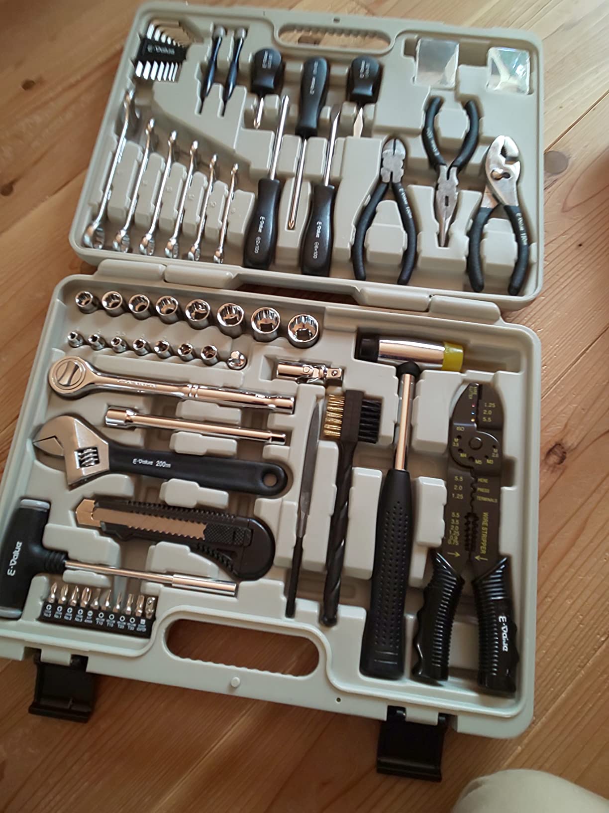 Amazon | E-Value ガレージツールセット バイク・自動車メンテナンス用 60点組 ETS-60G | 工具セット・道具セット