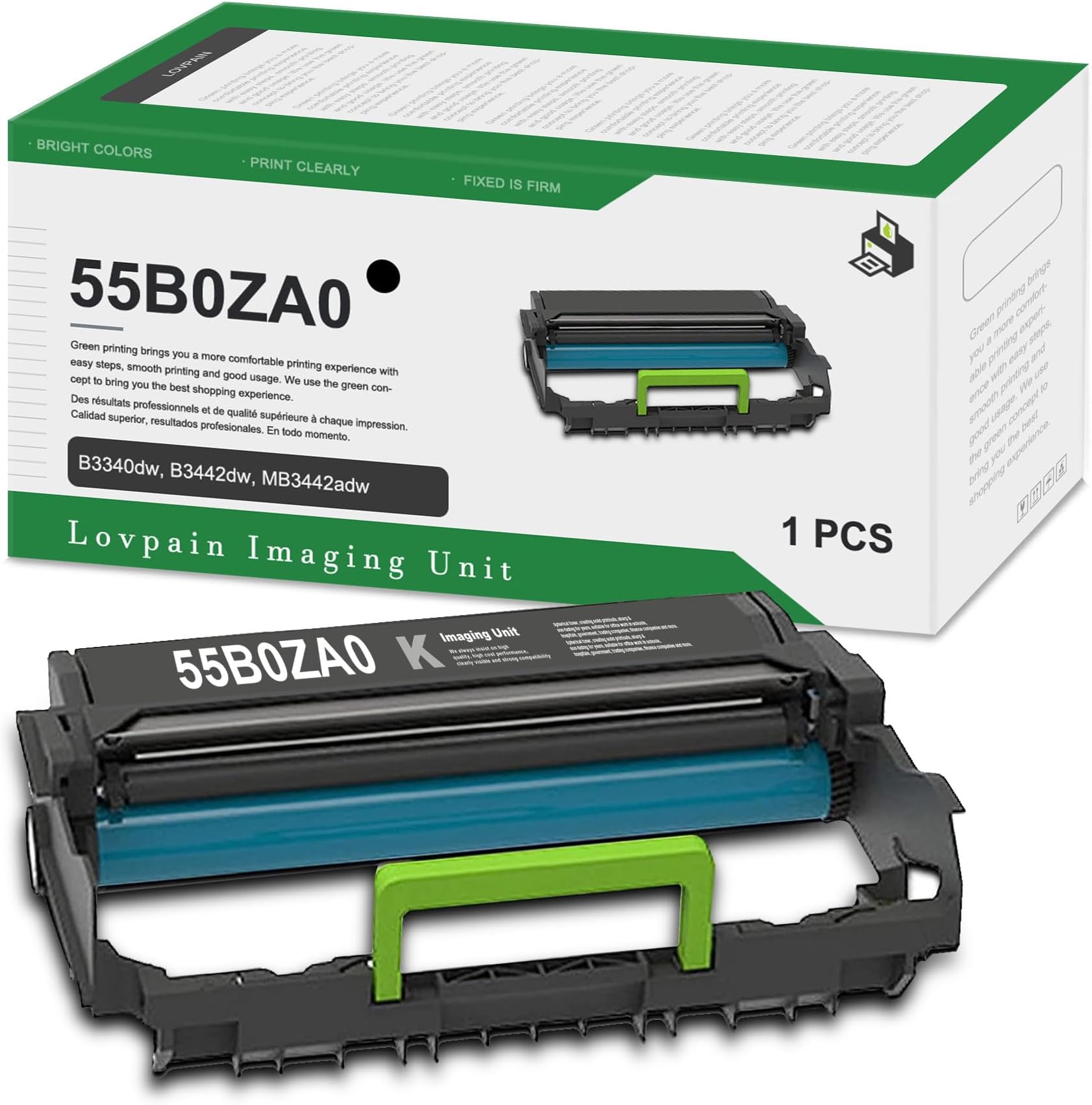 Amazon.com: Verabeenix 55B0ZA0 Remanufactured Drum Unit Compatible for ...