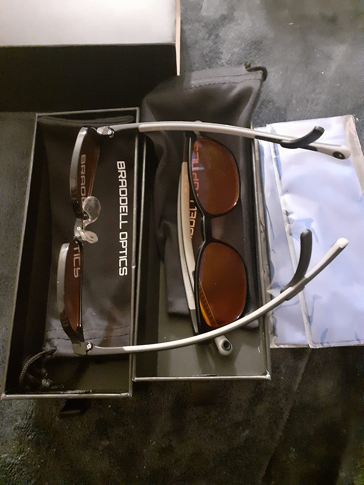 Amazon.com: BRADDELL OPTICS Kids' FL-41 Rose & FL-60 Brown Migraine ...