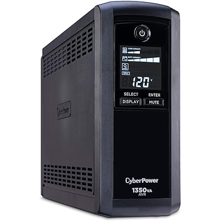 Amazon.com: CyberPower CP1350AVRLCD Intelligent LCD UPS System, 1350VA ...