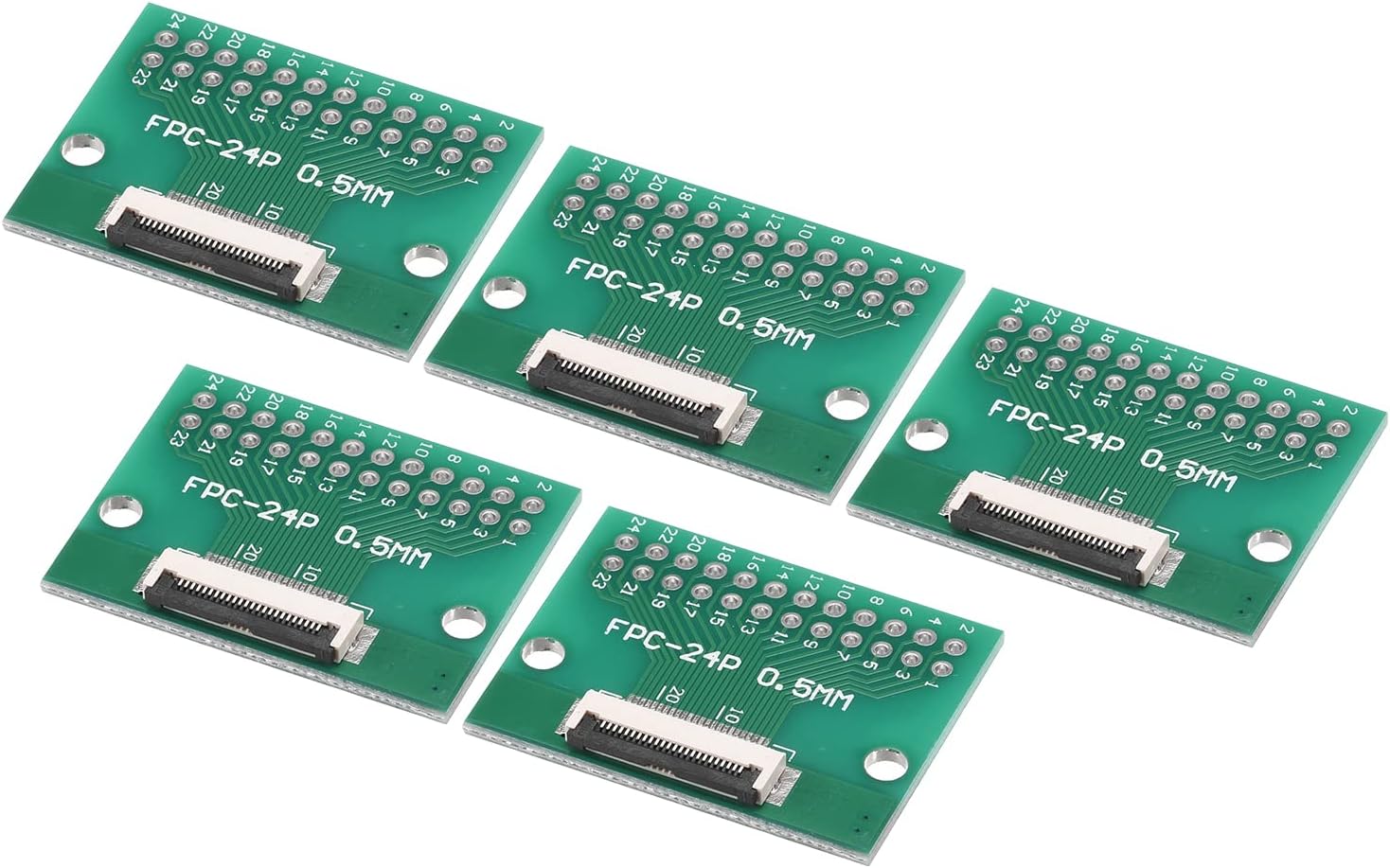 Amazon.com: MECCANIXITY FPC FFC PCB Converter Board 24P 0.5mm on Socket ...