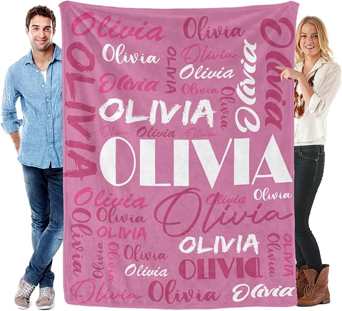 Amazon.com: Dr.TOUGH Name Blanket Personalized Blanket and Throws ...