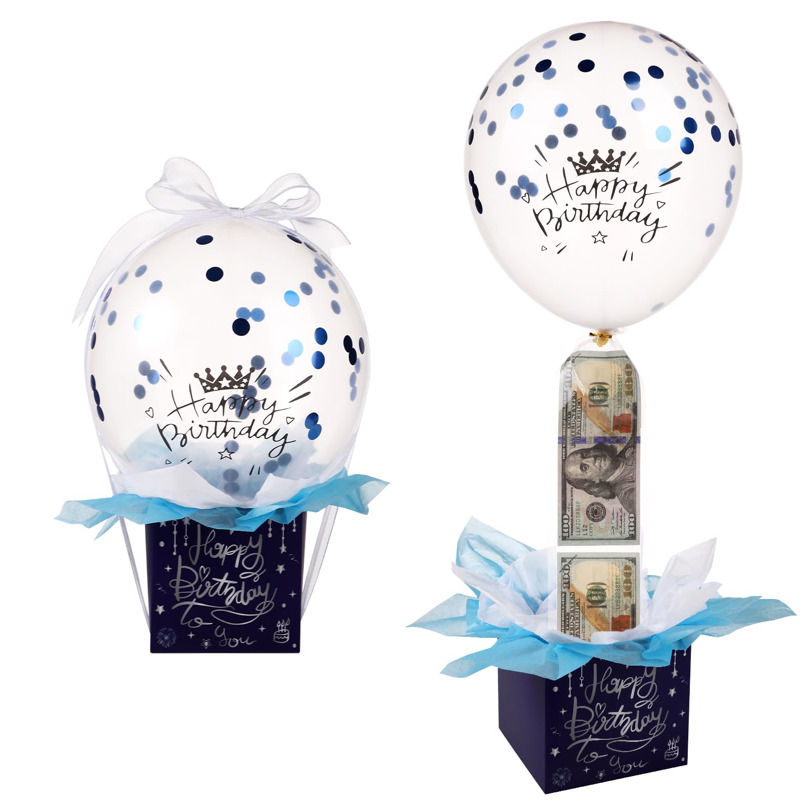 Amazon.com: Pull Money Balloon Box for Cash Gift, Funny Happy Birthday ...
