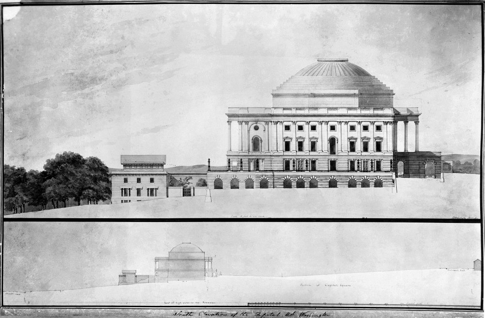 Schets Van Het Capitoolgebouw