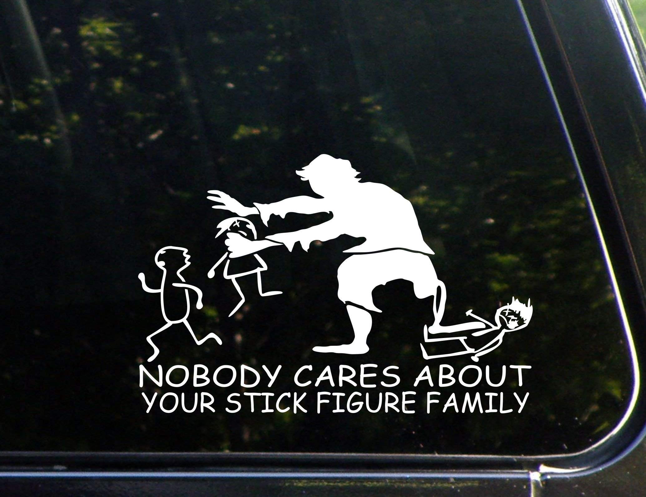 Zombie Stick Figure Family Of 5