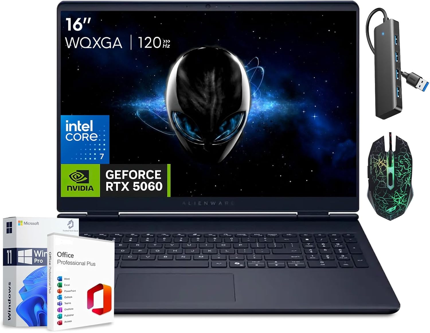 Dell Alienware 16 Aurora Gaming Laptop NVIDIA GeForce RTX 5060 Intel 10 ...