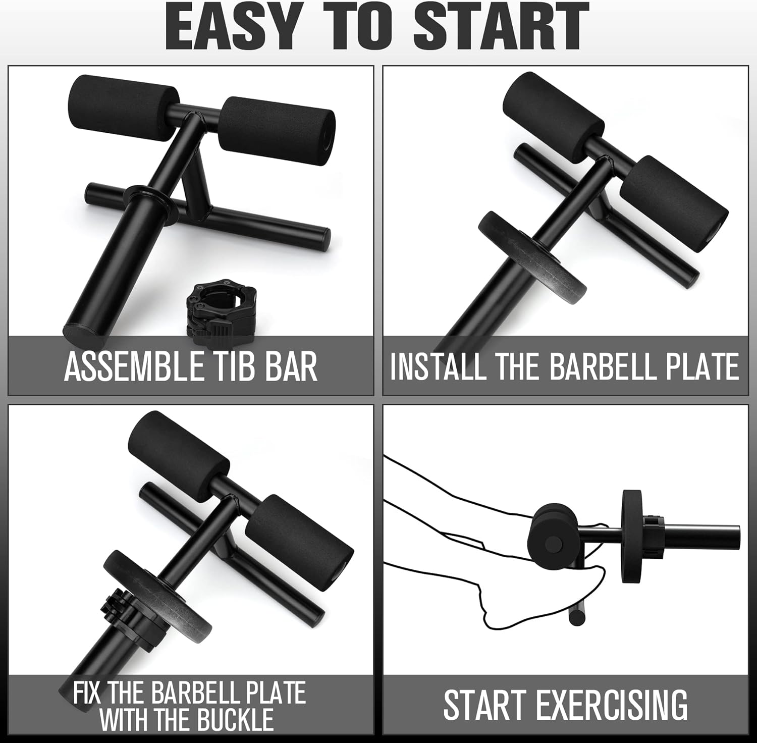 Tib Bar, Tibia Dorsi Calf Raise Machine, Professional Tibialis Trainer ...