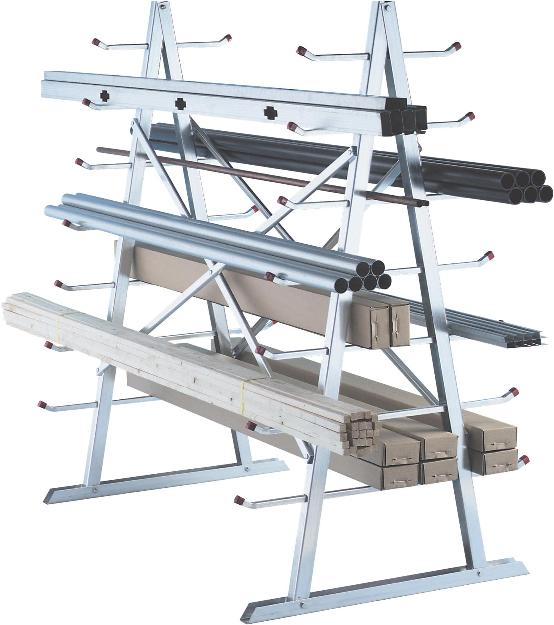 Amazon.com: Global Industrial Vertical Bar Rack, 3000 LB Capacity, 39 ...