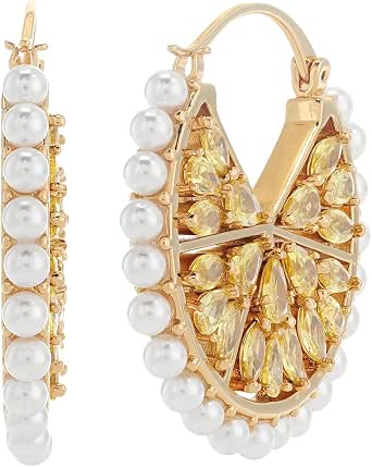 Kate Spade New York Fresh Squeeze - arete de aro amarillos, varios tama ...
