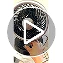 Amazon.com: Auertech Small Desk Fan, 12" Quiet Oscillating Table Fan ...