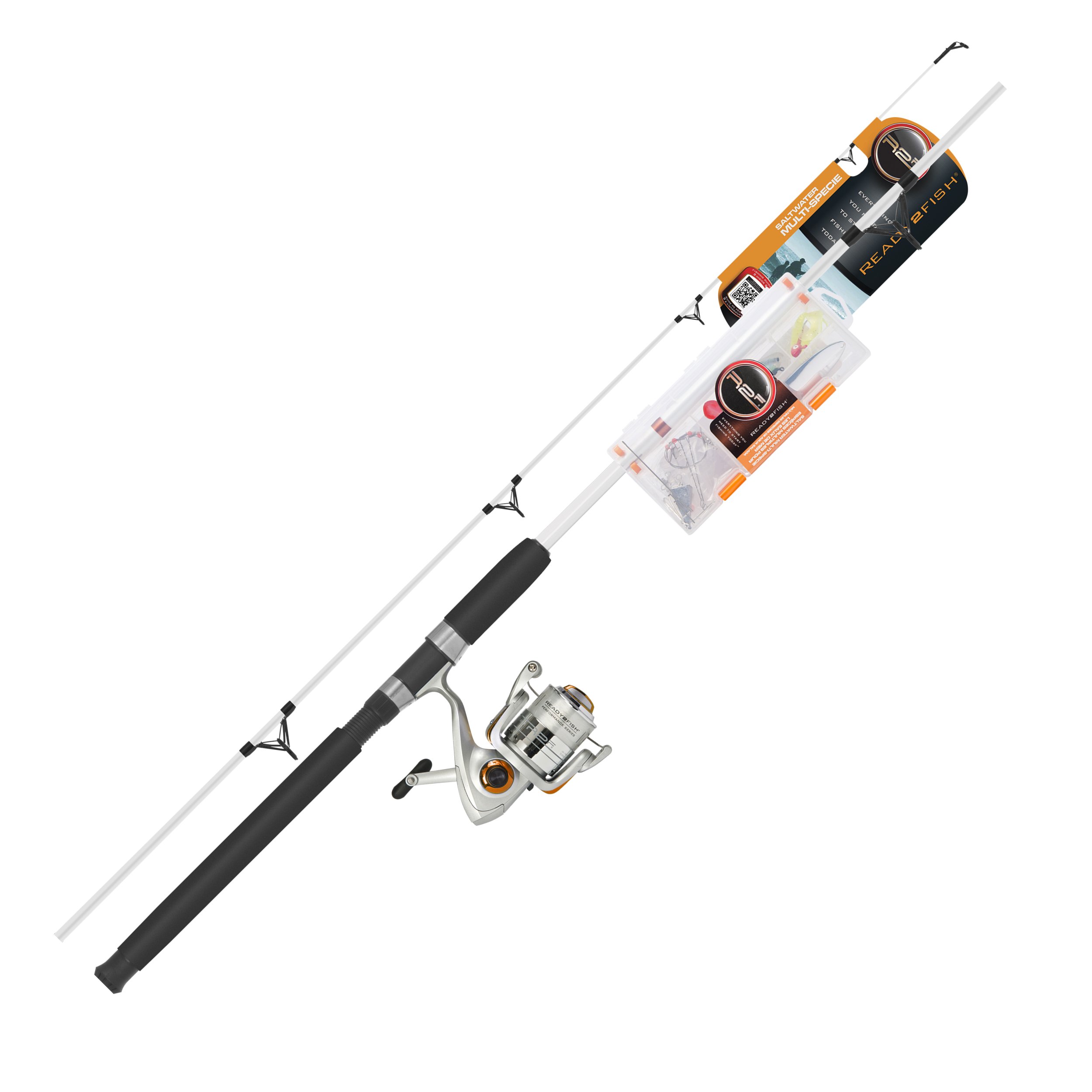 Buy Ready 2 Fish Saltwater All Species Spin Combo with Kit Online at ...