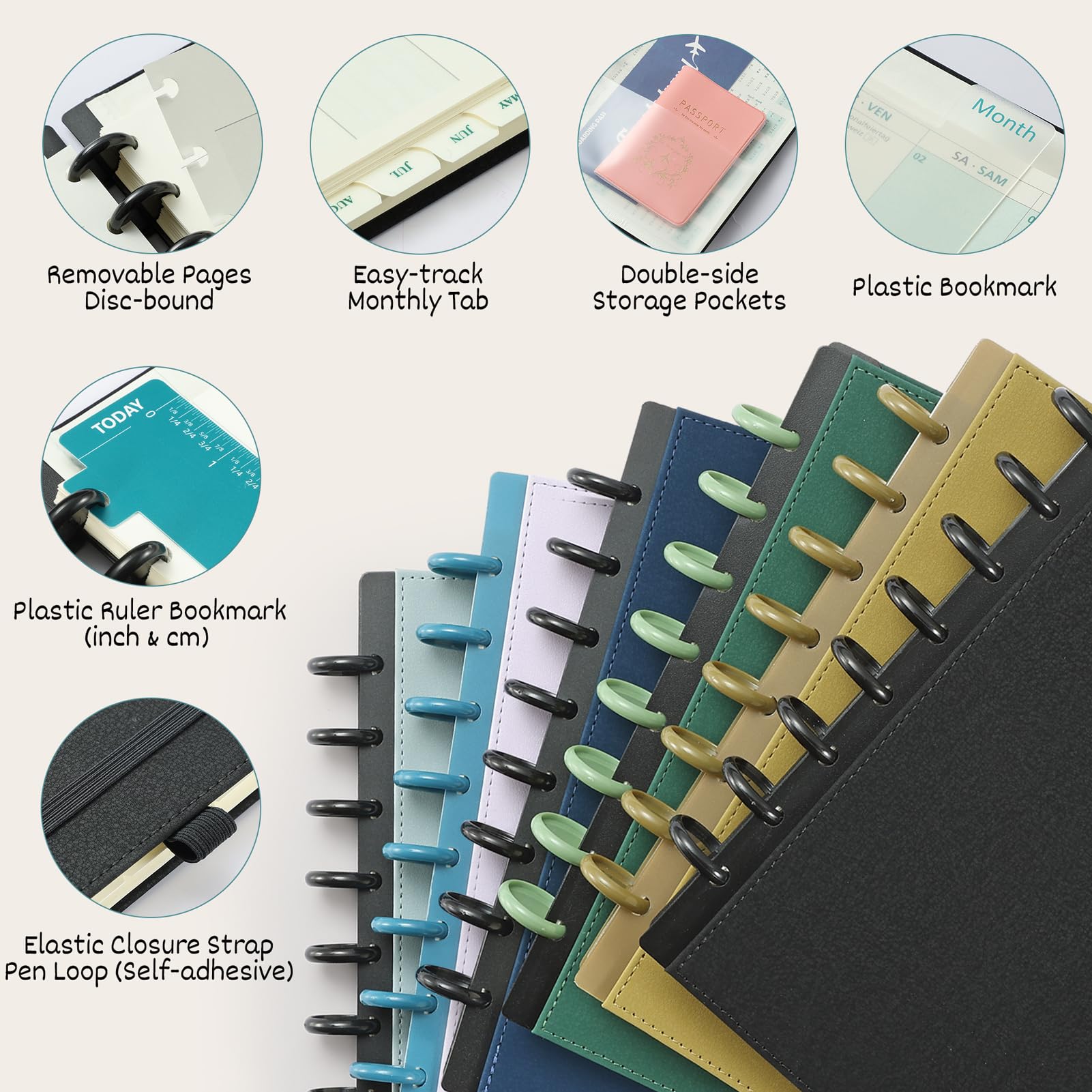 BEZEND Family Diary 2025 Week to View A5+ with 6 Column Layout – 2025 ...