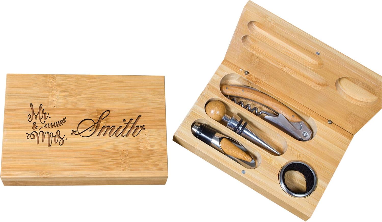 Amazon.com | Personalized Wine Tool Set, Engraved Wine Tools ...