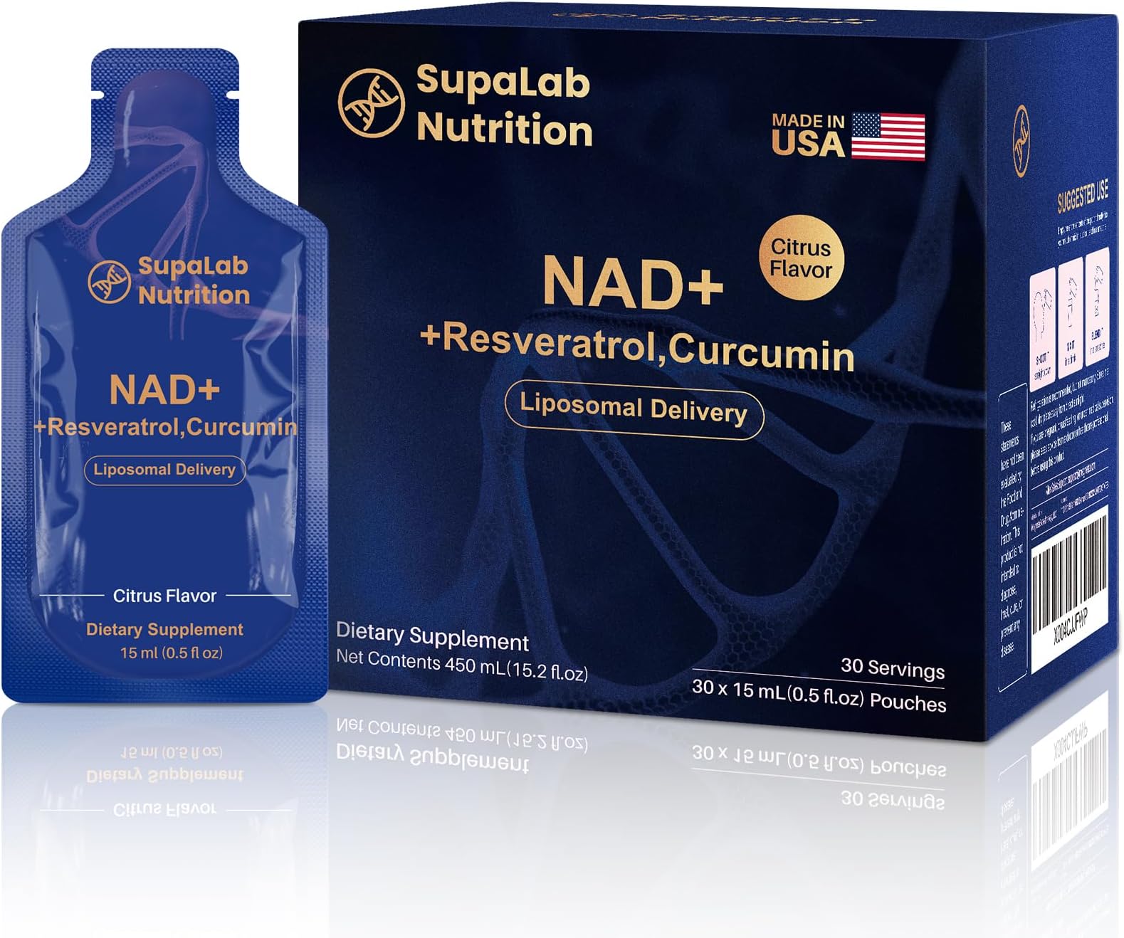 Amazon.com: widraw NAD 1000mg Liquid – 30 Packets – NAD+ Drink Mix with ...