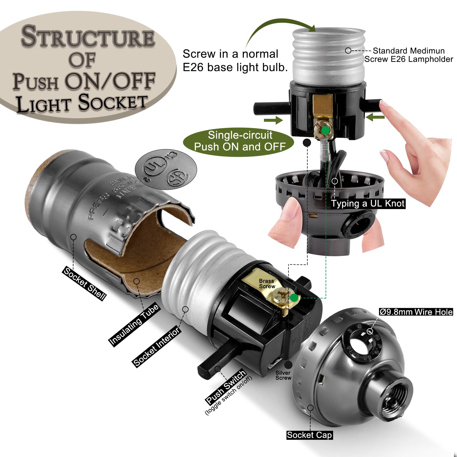 Rewire Lamp Socket With 2 Lights
