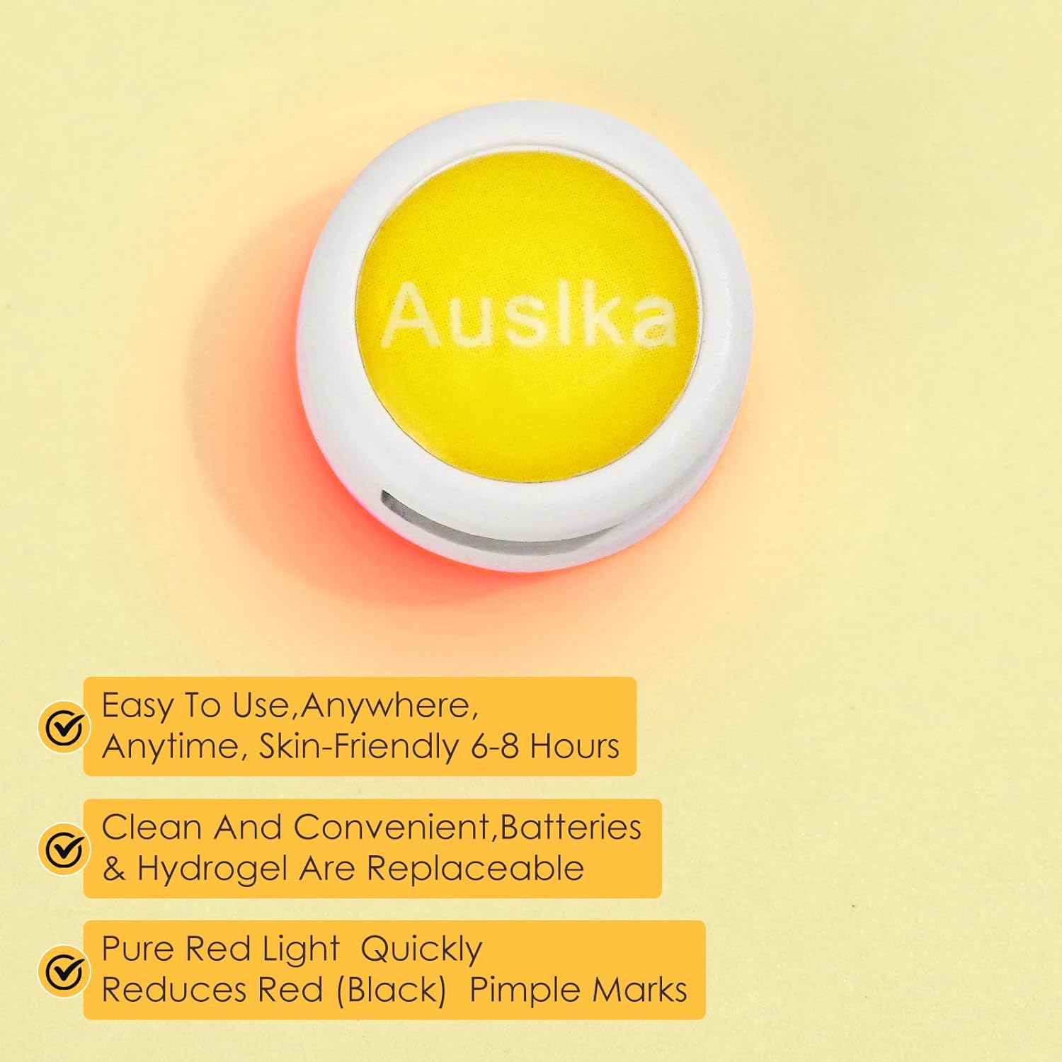 AUSLKA Light Therapy Pimple Patch, LED Red Light Nepal | Ubuy