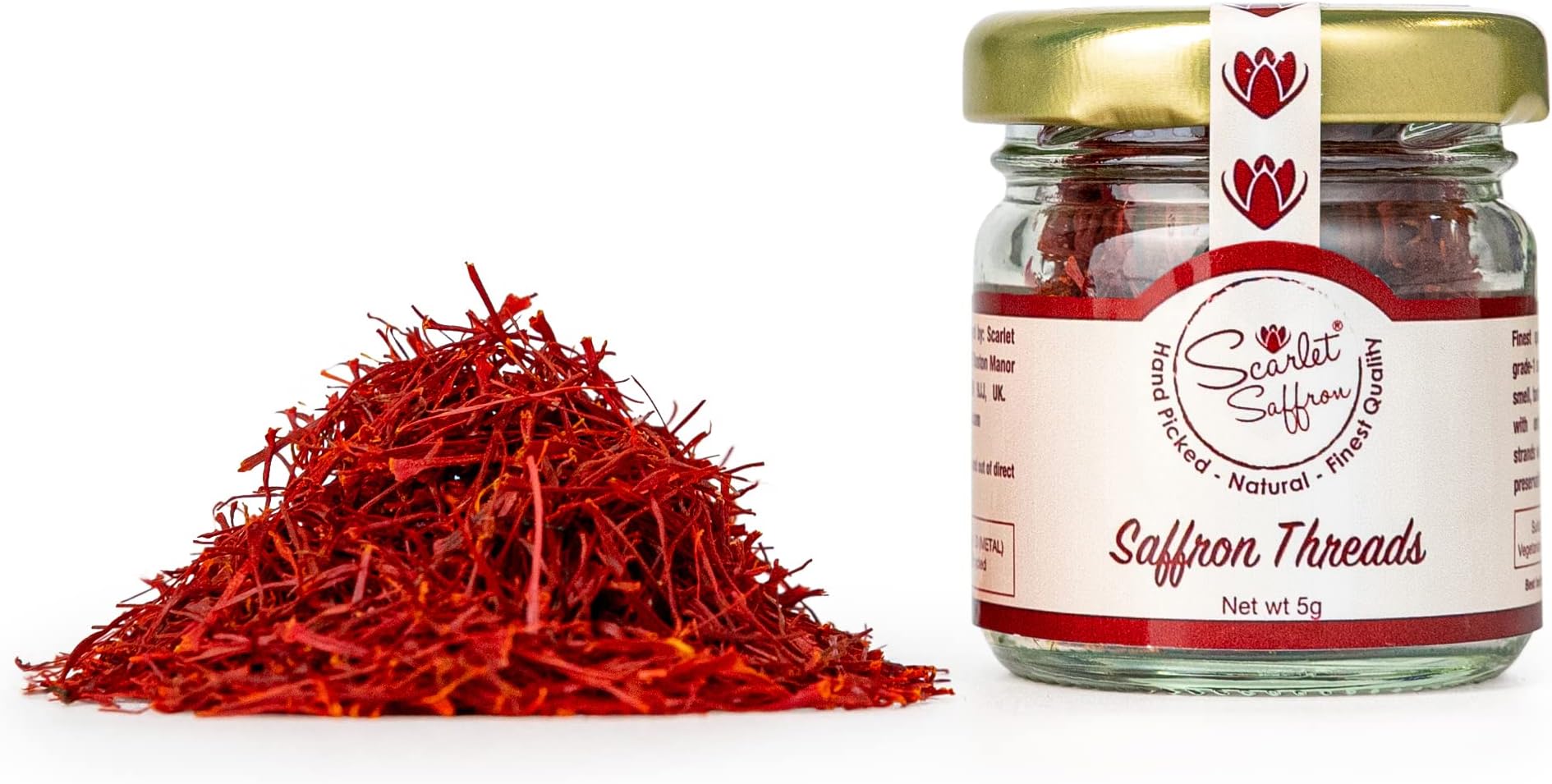 Amazon.com : Scarlet Saffron, Finest Pure Premium All Red Spanish ...