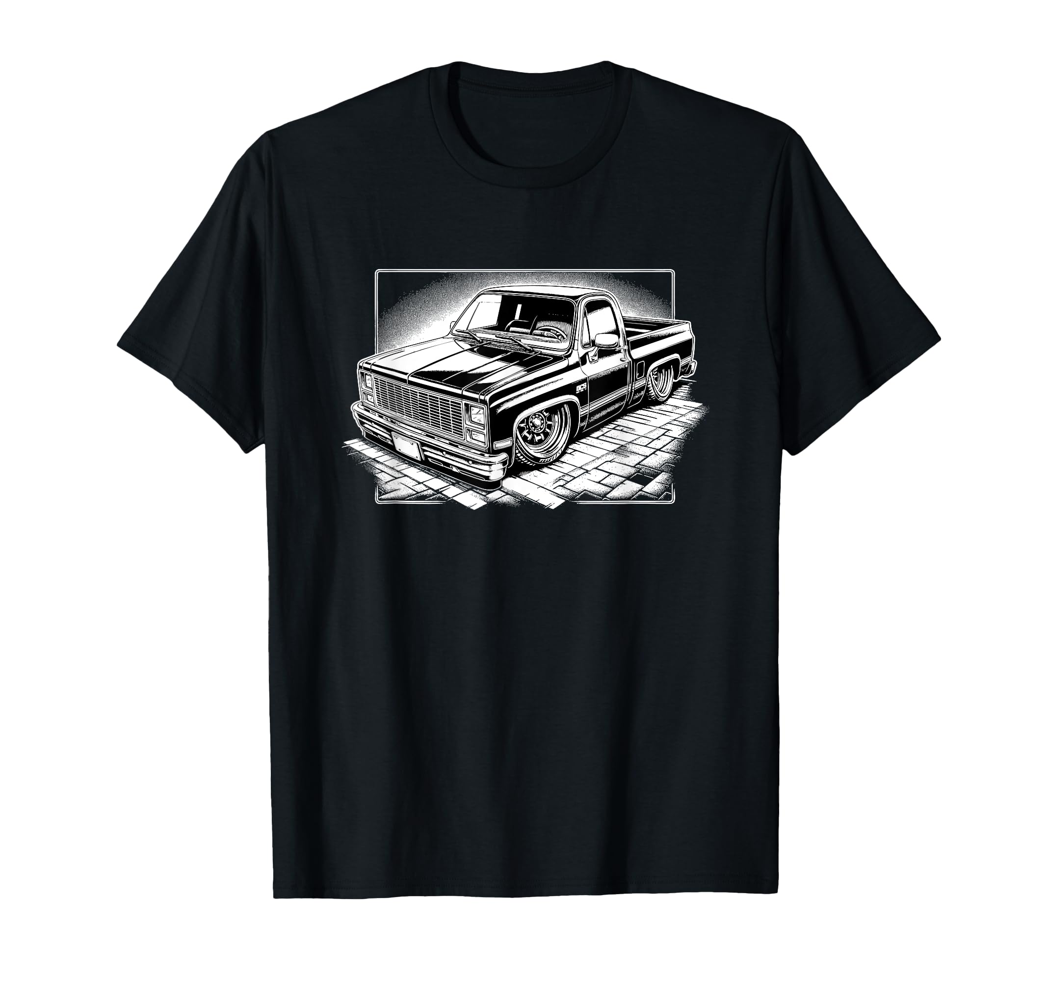 Amazon.com: Squarebody C10 OBS Classic truck Squarebody Nation T-Shirt ...