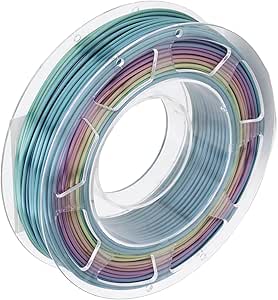 Amazon.com: Silk Rainbow PLA Filament, 1.75mm Shiny Gradient Fast Color ...