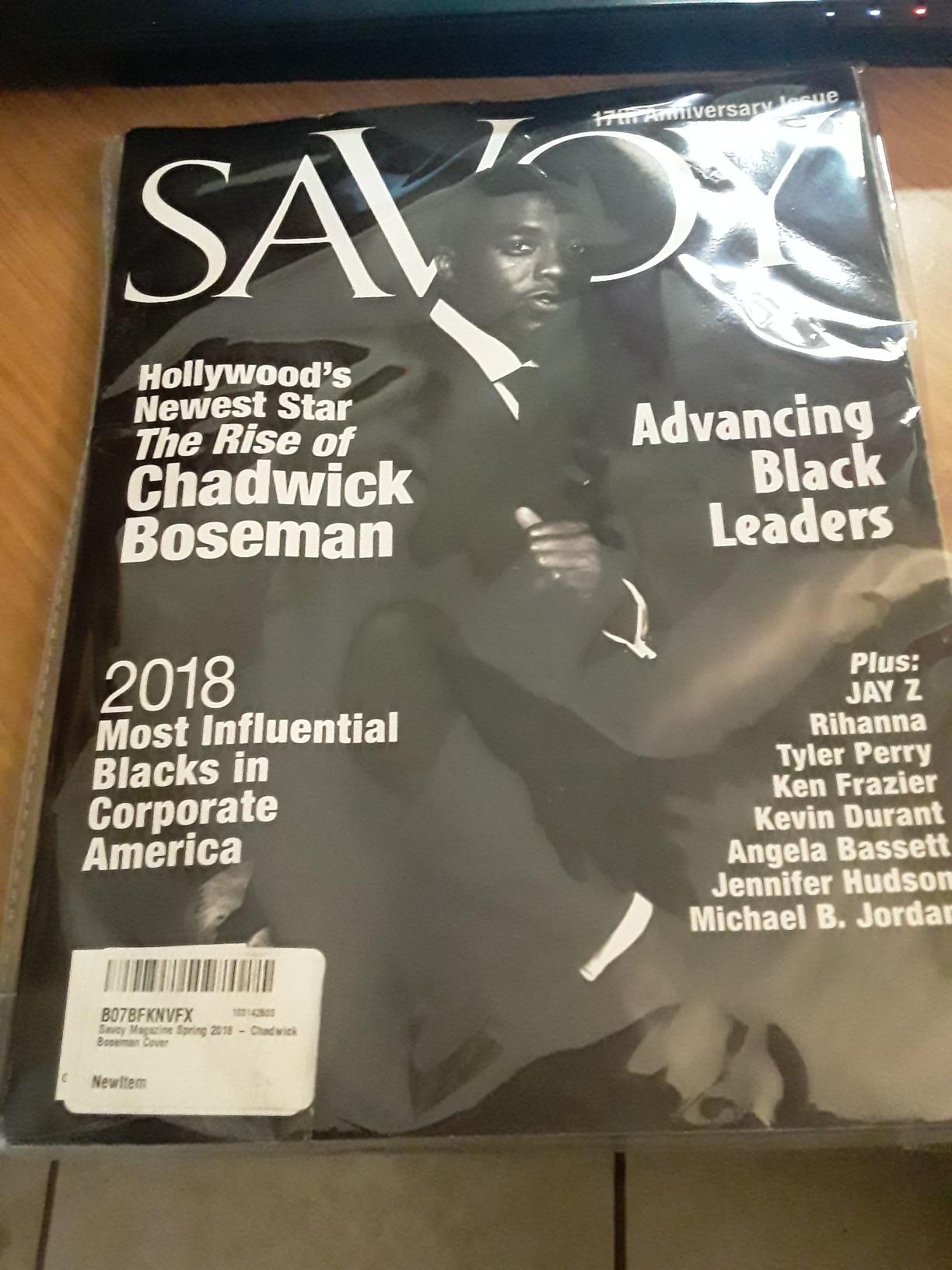 Savoy Magazine Spring 2018 - Chadwick Boseman Cover: Amazon.com: Books