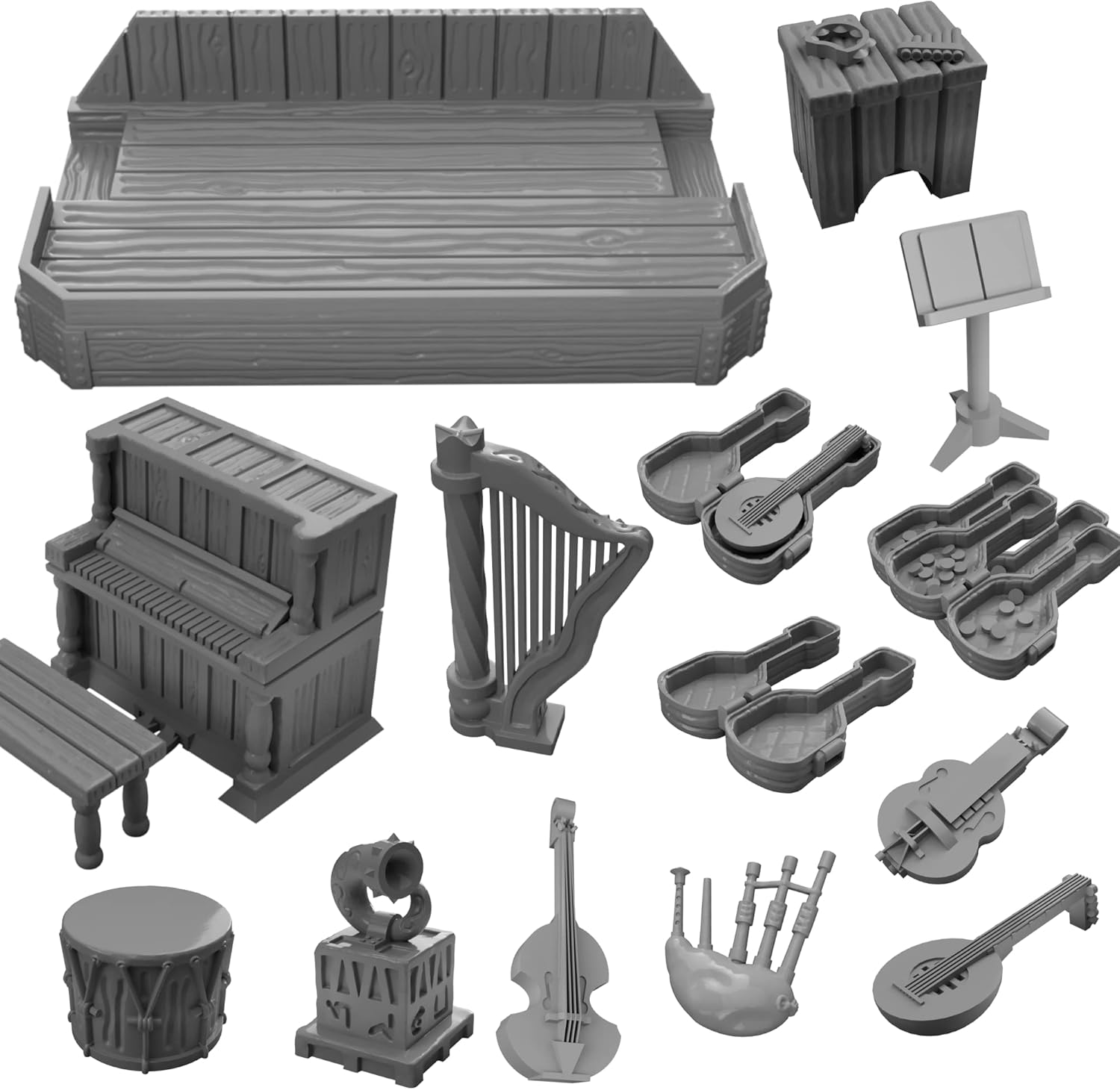 Amazon.com: 3DEGOS Music and Sound Furniture DND Terrain for Dungeons ...