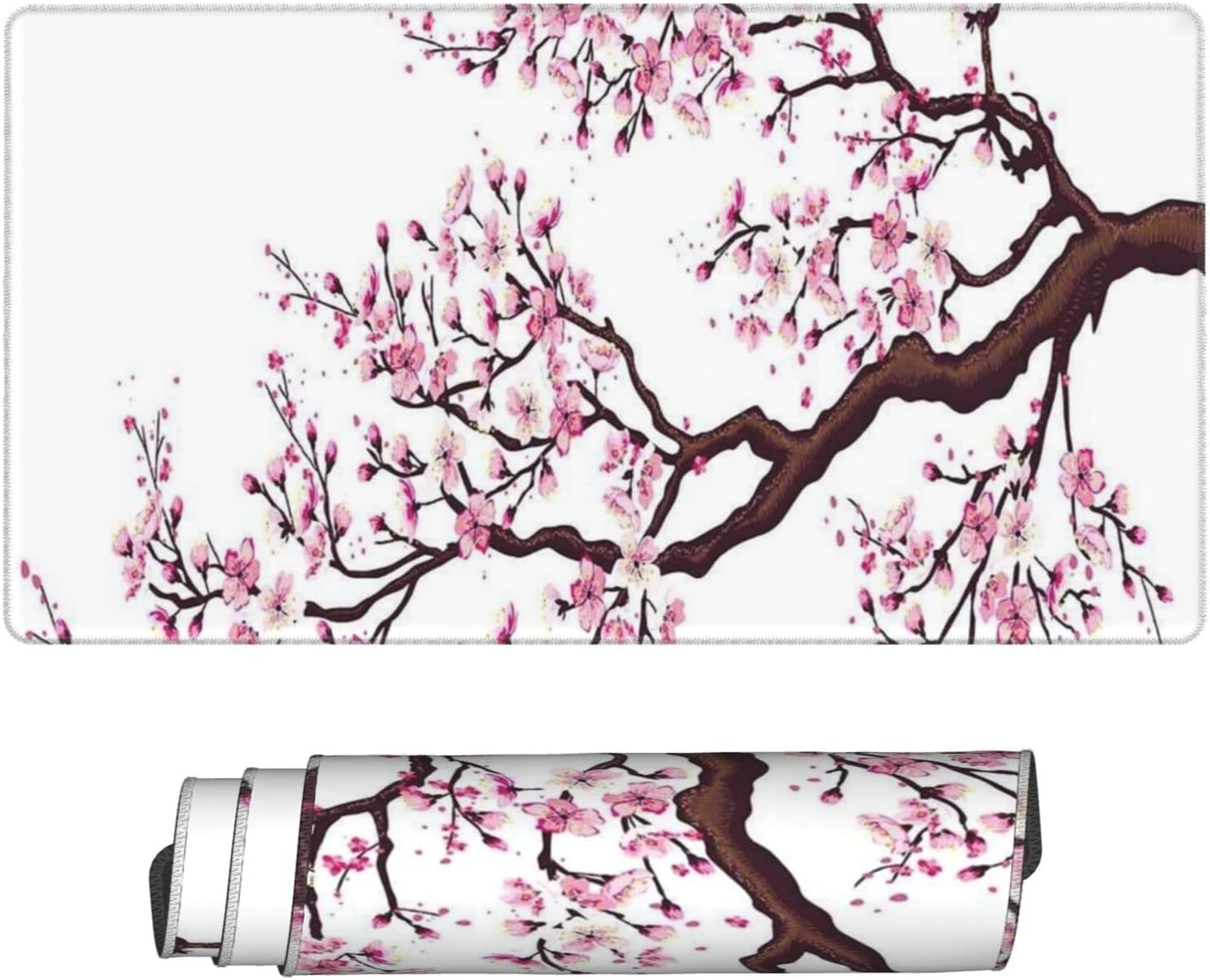 Amazon.com: Cherry Blossoms Tree Mouse Pad Large Mouse Pad 15.8x29.5 ...