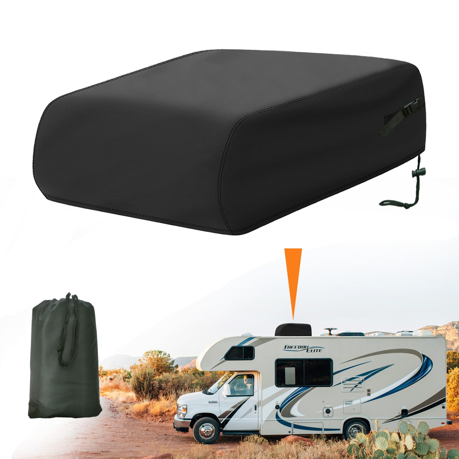 Amazon.com: MIYIMORE RV Air Conditioner Cover, Heavy Duty 600D ...