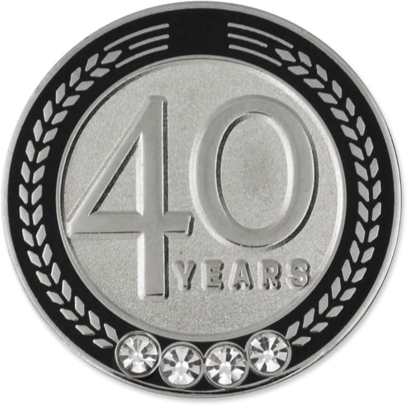 Amazon.com: PinMart 40 Years of Service Award Employee Recognition Gift ...