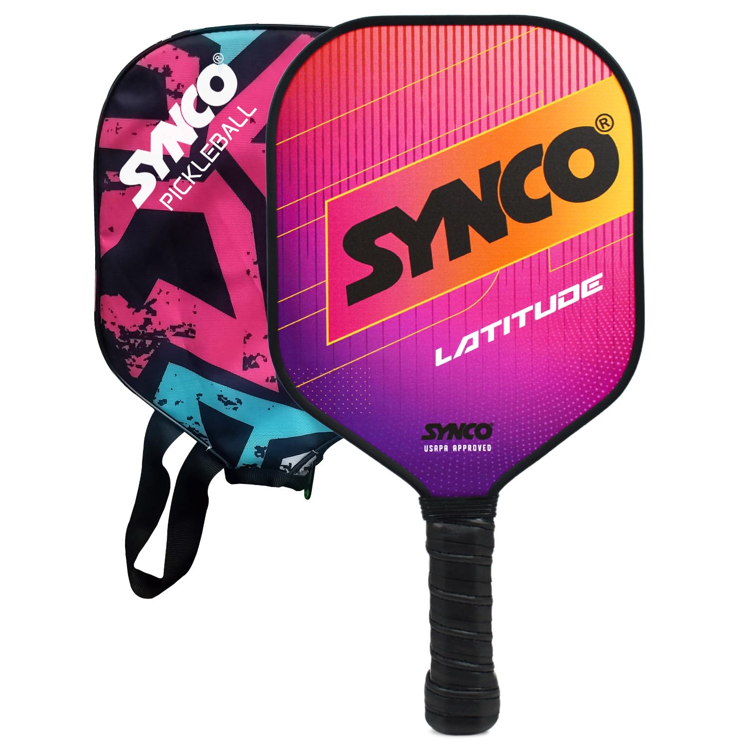 Synco Pickleball Paddle Racket | Performance Lightweight Pickle Bat ...