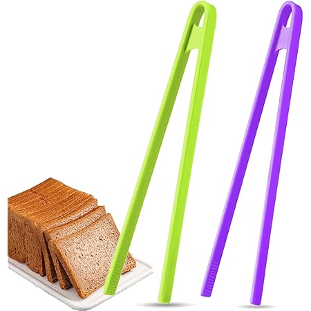 Amazon.com: Toaster Tongs - (Set of 2) Silicone Tongs- Small 6 In ...