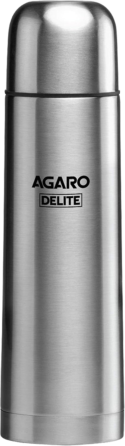 Amazon.com: AG Delight Stainless Steel Flask, 1 Litre, Grey: Home & Kitchen