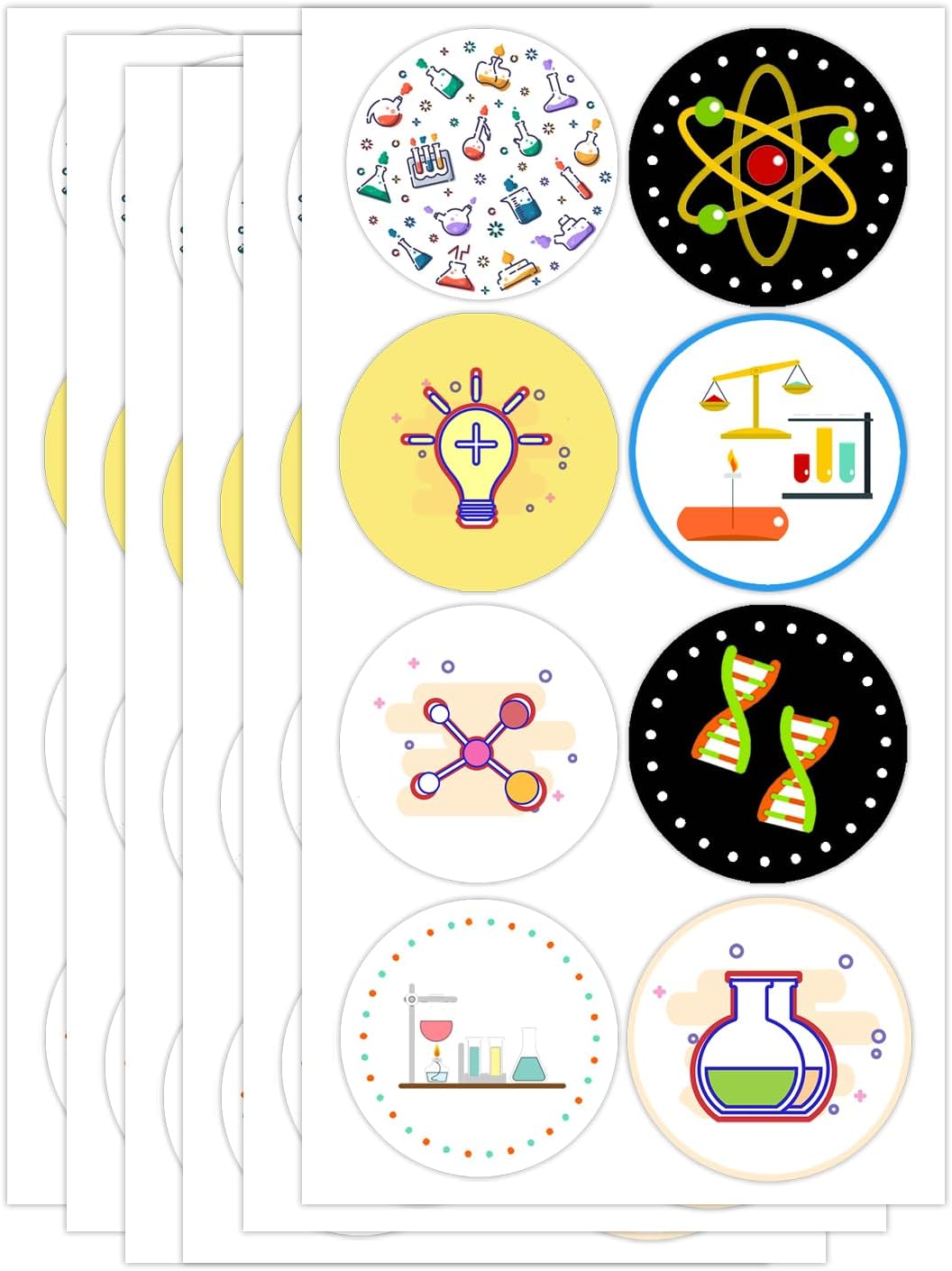 Amazon.com: 504 Pcs Science Stickers Science Teacher Reward Stickers ...