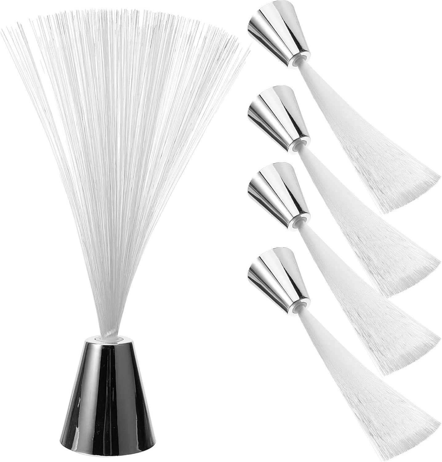 Gadpiparty Christmas Fiber Optic Light 5 Pcs Electric Fiber Optic Lamps ...