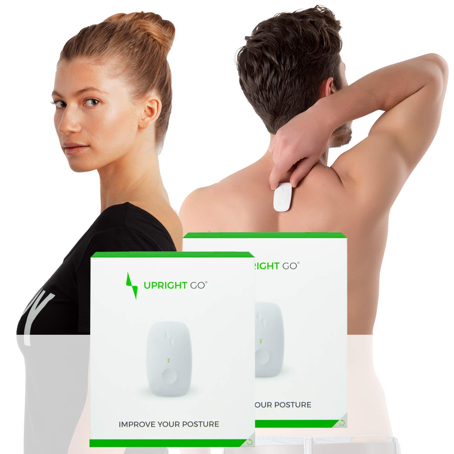 Upright GO Original Double Pack | Posture Trainer and Corrector for ...