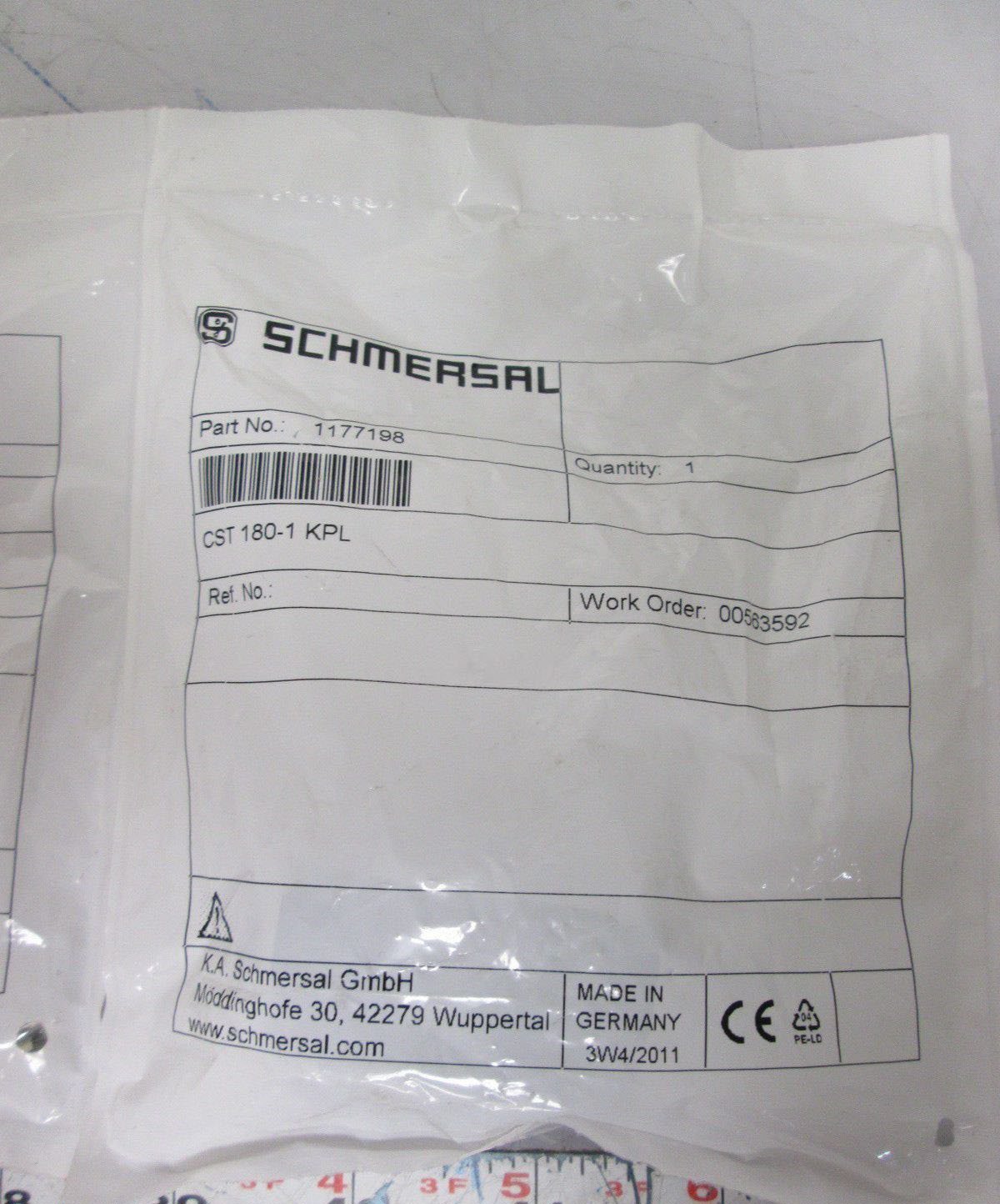 Schmersal CST 180-1 Kpl, Sensor Actuator, 101177198 CST 180-1 Kpl ...