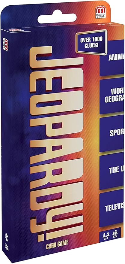 Amazon.com: Mattel Games Jeopardy : Toys & Games