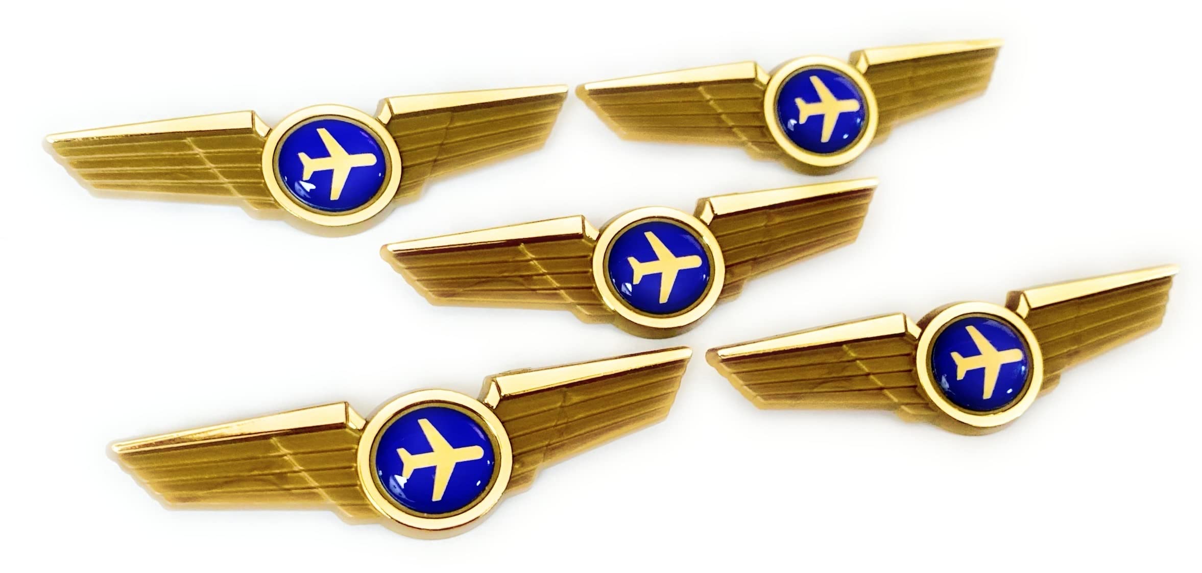 Amazon.com: PCT WEST Kids Airlines Pilot Wings Lot of 5 Pins : Clothing ...