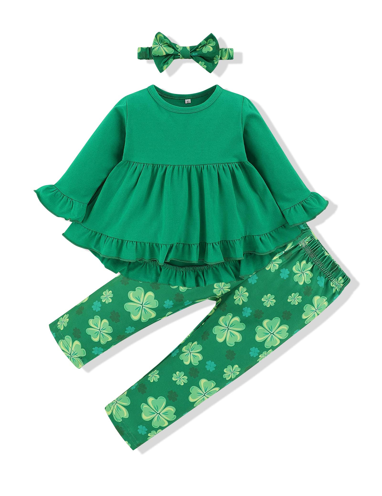 Amazon.com: bilison Toddler Baby Girls St.Patrick's Day Clothes Long ...