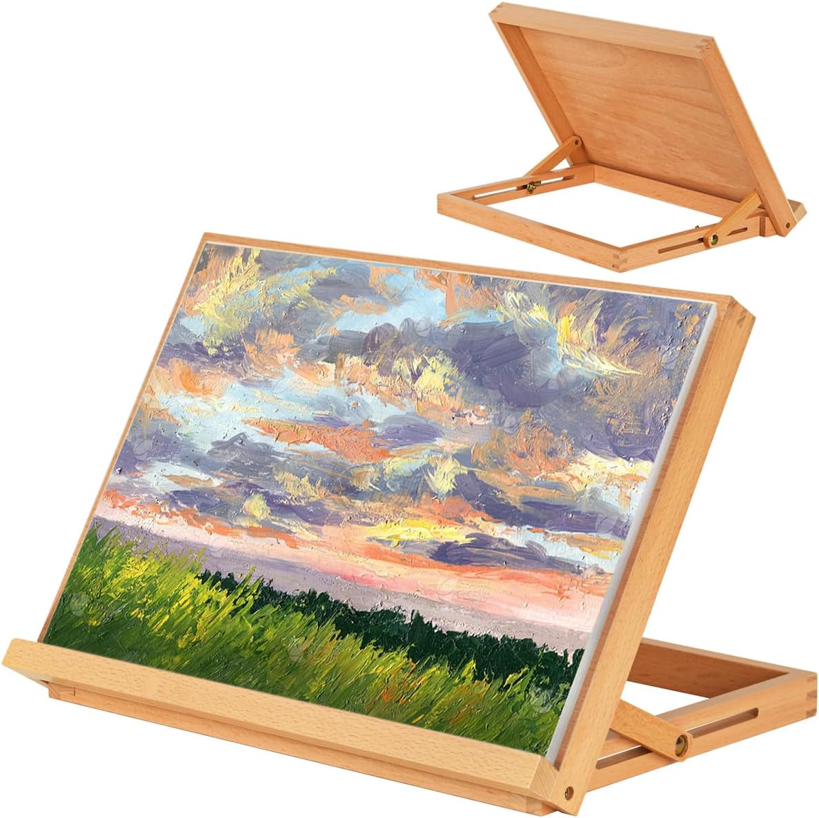 Amazon.com: LUCYCAZ Tabletop Easel for Kids, Lightweight Art Easel for ...