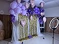 Amazon.com: Lyzzglobo Purple Balloon Arch Kit, 183pcs Pastel Pearl ...