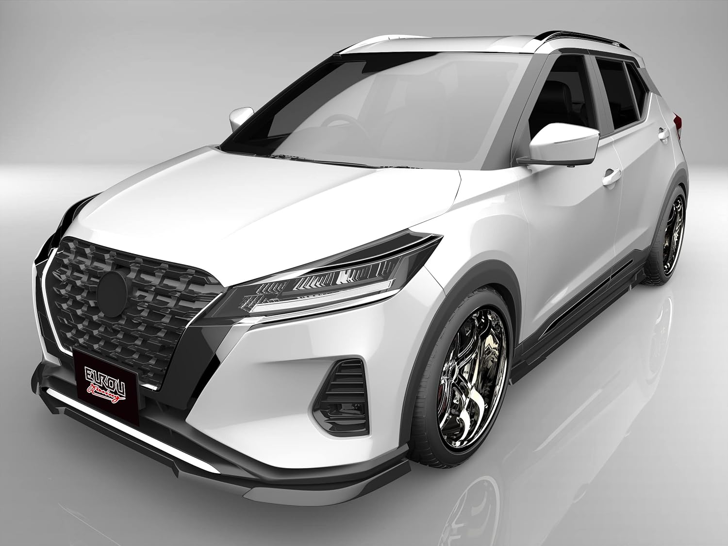 Amazon | キックス P15 RP15 SNP15 フロントアンダースポイラー サイドステップ 国産エアロパーツ 保証付き | エアロ ...