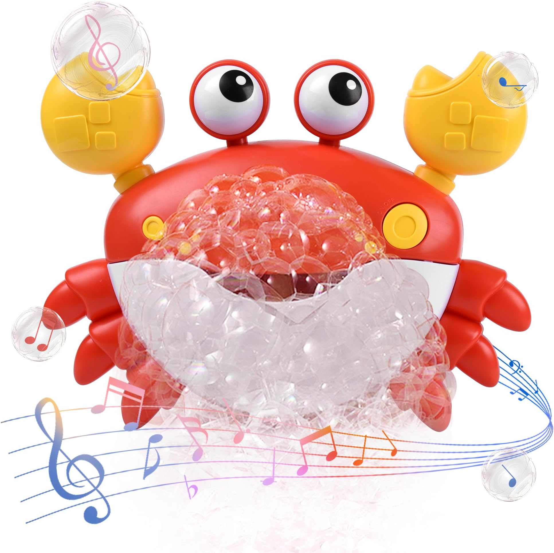 TUMAMA Baby Bath Toy,Musical Bath Bubble Maker Machine,3 Wind-Up ...