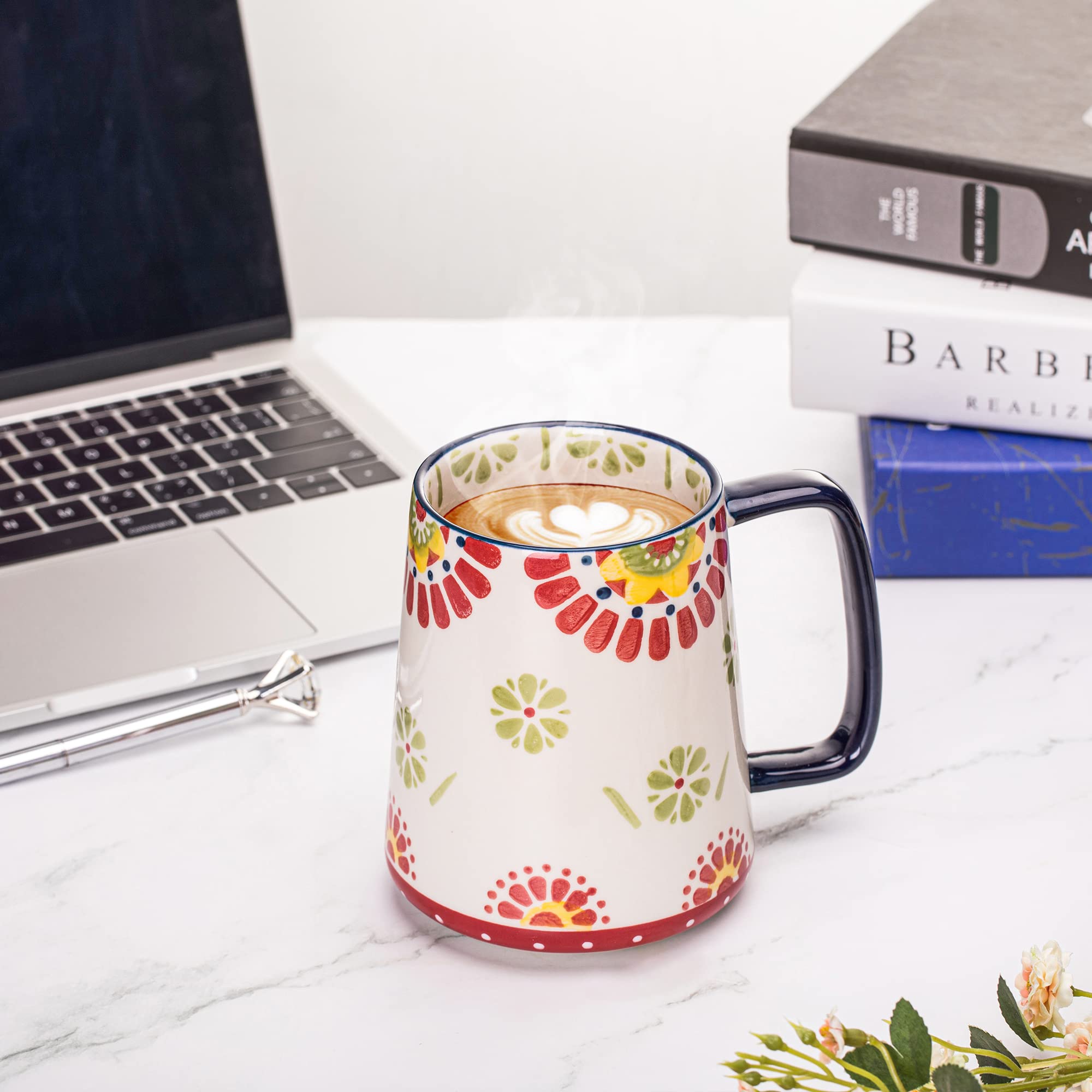 Snapklik.com : Tsreinh Extra Large Ceramic Coffee Mug,24 Oz,Oversized ...