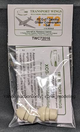 Amazon.co.jp: 1/72 AIM ダグラス XCG-17 C-47ダコタ改造グライダー試作機コンバージョンキット エアフィックス新 ...